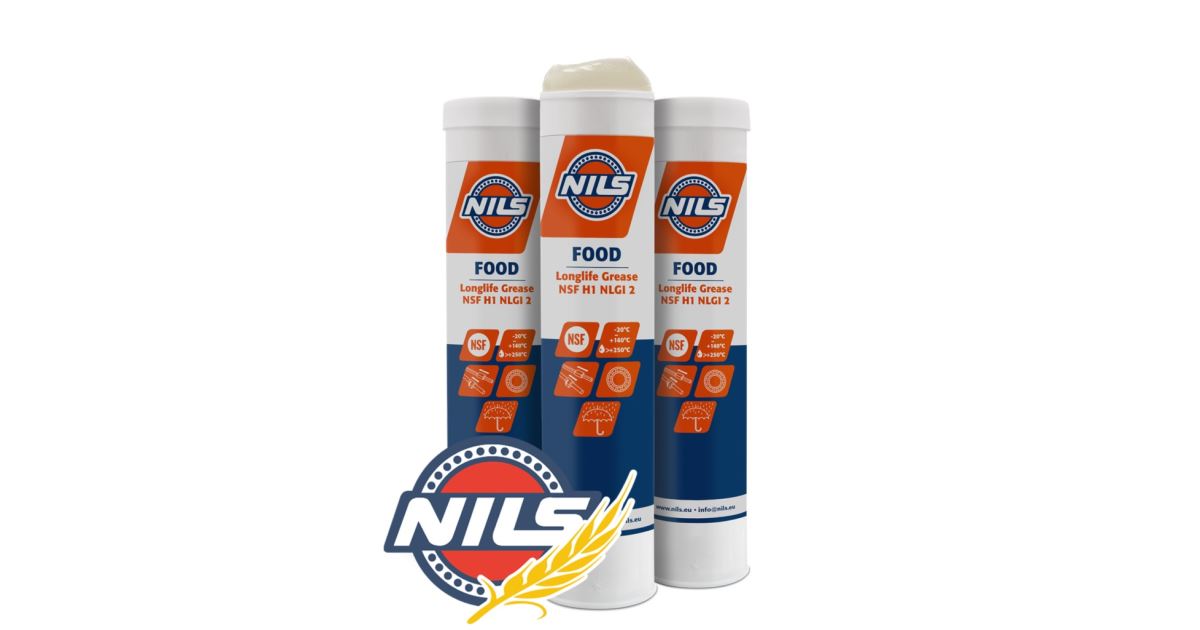 NILS FOOD 2 čiré potravinářské plastické mazivo vazelína kartuše 400 g certifikace NSF H1 ...